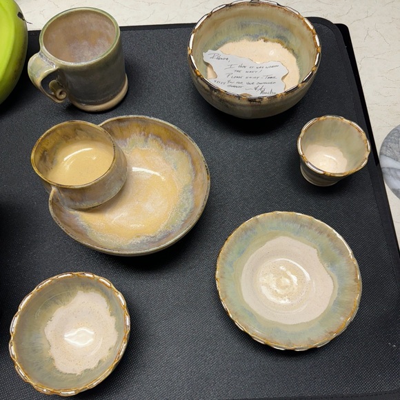 personal pottery | Art | 6 Piece Sculptured Pottery Set By Muddbud ...